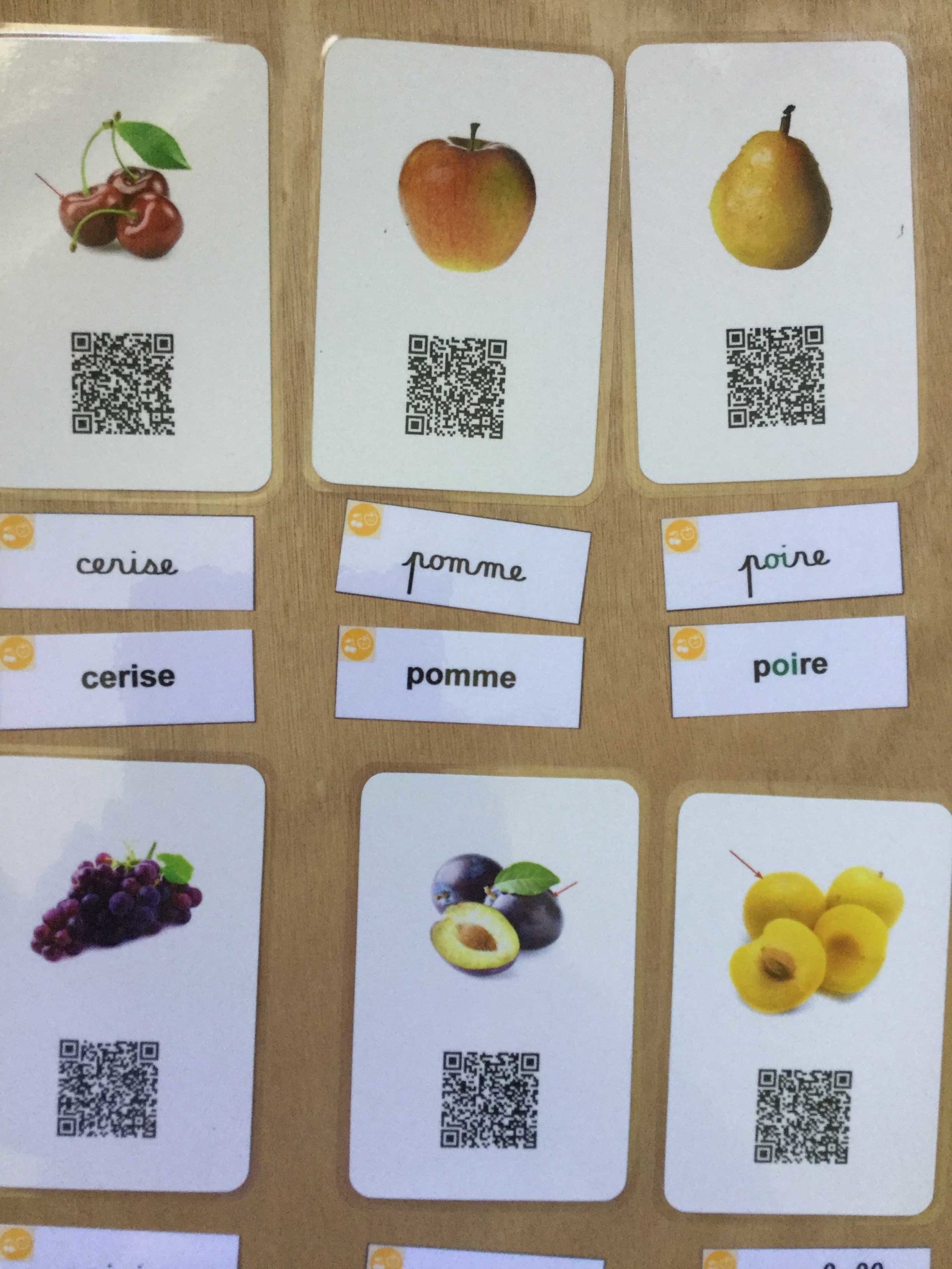 Étiquettes pour les cartes de vocabulaire - Ti'loustics Partage Vocabulaire