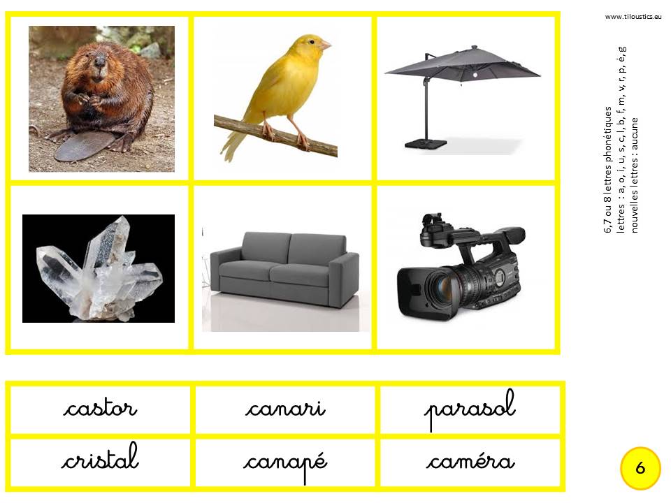 dictées muettes Montessori pour Alphabet mobile Montessori