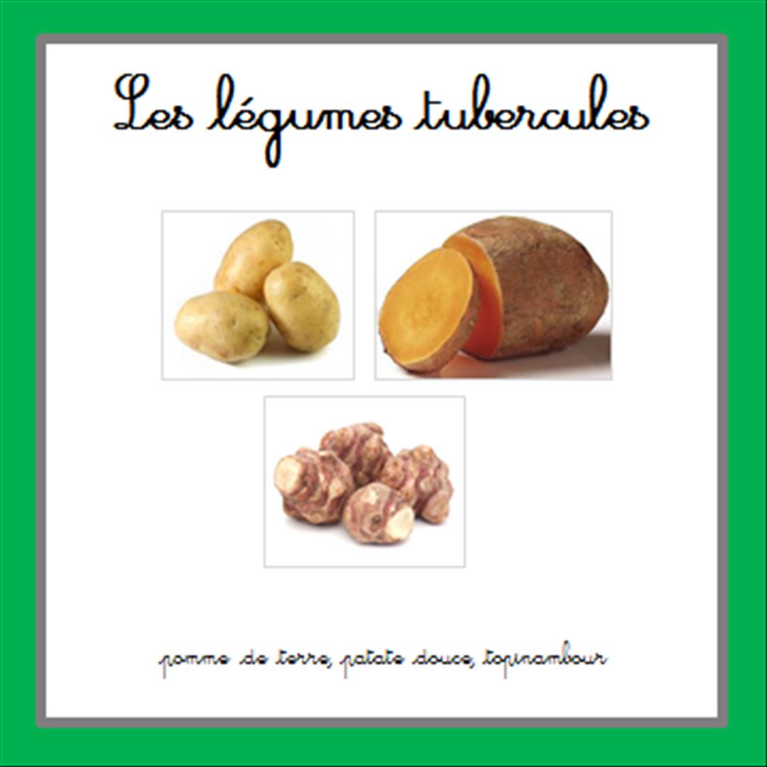 images classifiées et renseignées sur les légumes